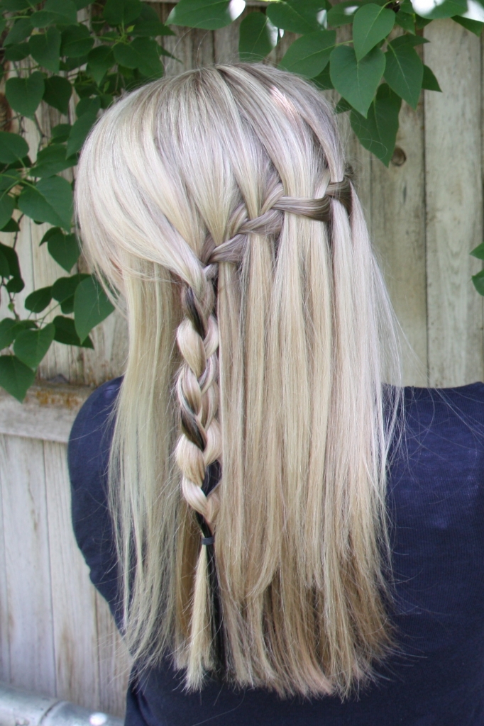 Day 30- The Waterfall Braid - Twist Me Pretty