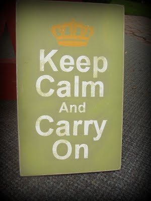 How to: Keep Calm Sign - Twist Me Pretty