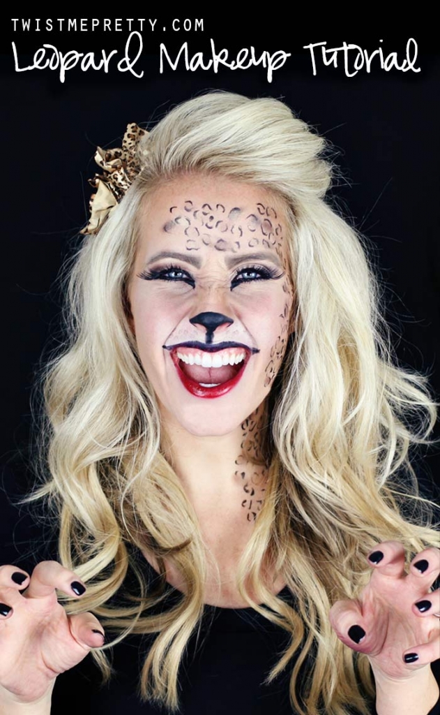 Easy Kitty Cat or Leopard Makeup Tutorial - Twist Me Pretty