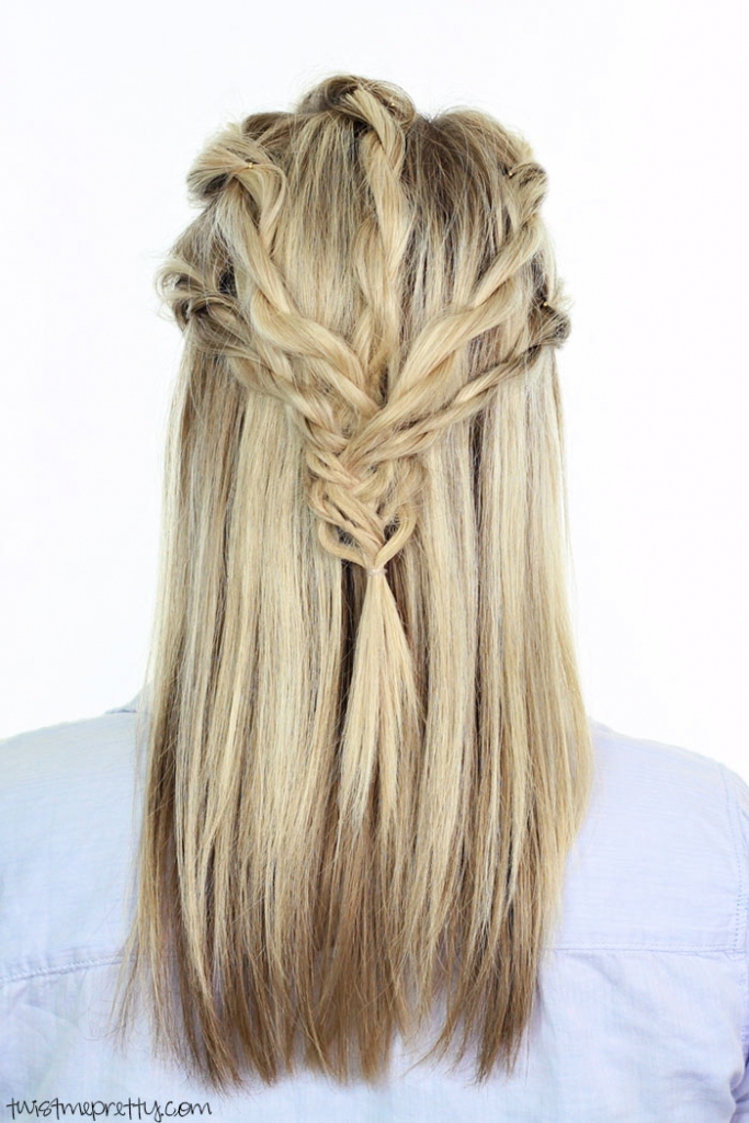 Twisted Pull Back | Hairstyles from Reign - Twist Me Pretty