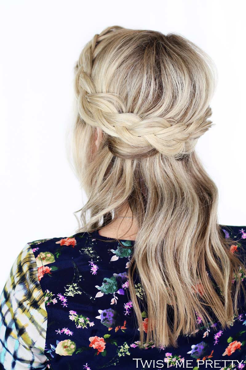 Lace Crown Braid Tutorial - Twist Me Pretty