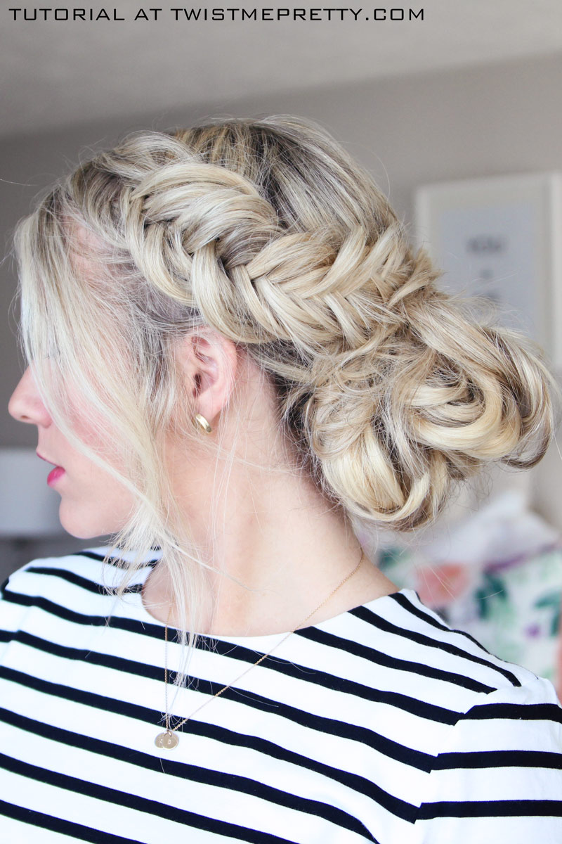How To: Fishtail Updo - Twist Me Pretty
