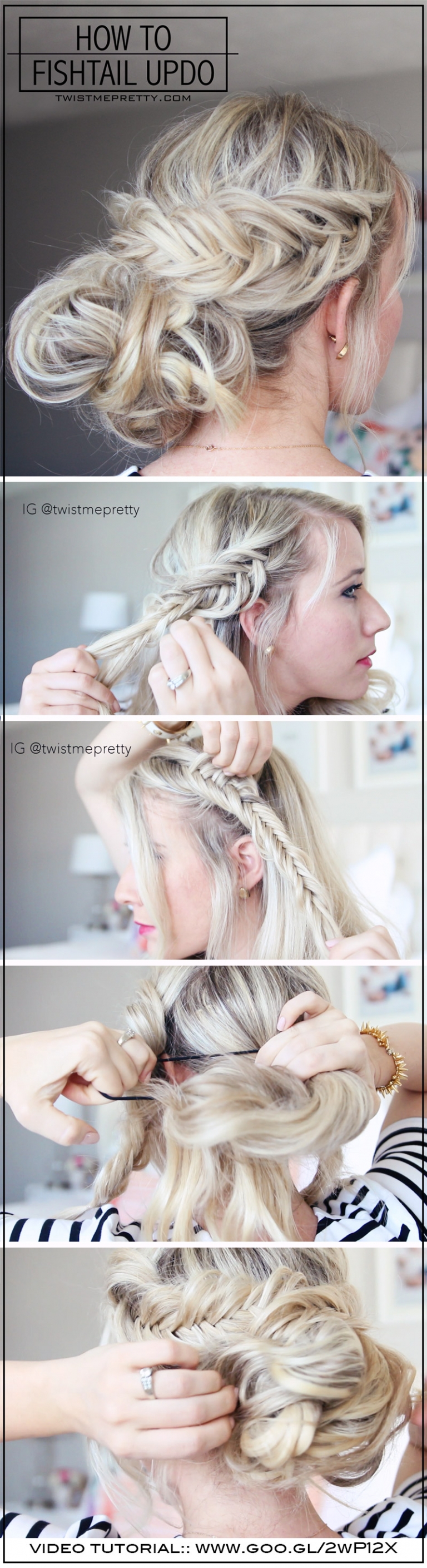 How To: Fishtail Updo - Twist Me Pretty