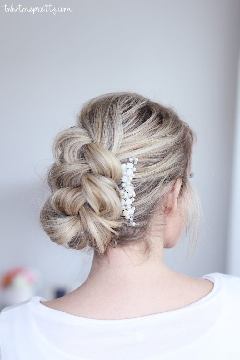 Easy Braided Updo - Twist Me Pretty