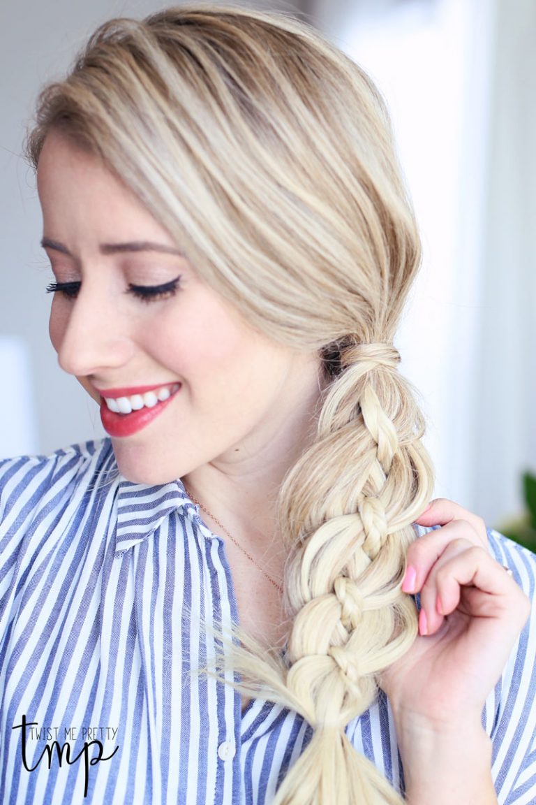 4 strand braid tutorial - Twist Me Pretty