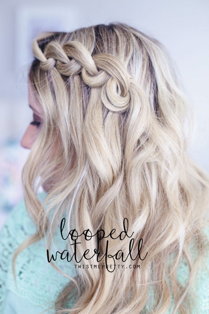 Looped Waterfall Braid - Twist Me Pretty