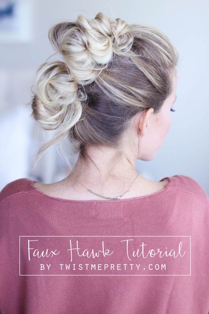 Easy Faux Hawk Tutorial - Abby of Twist Me Pretty
