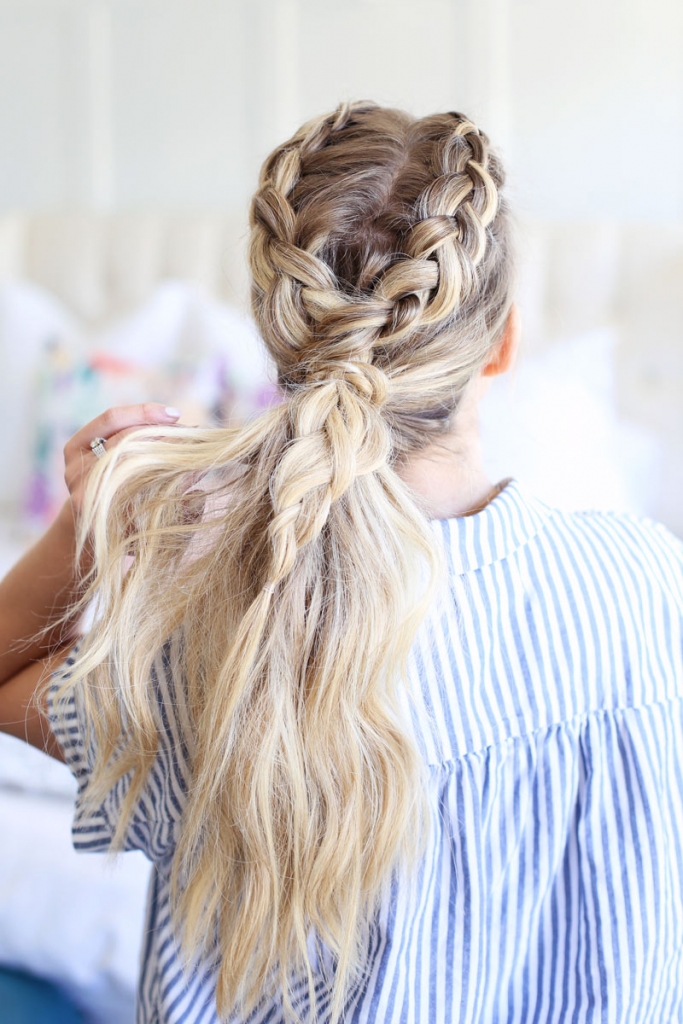 Texturized Braided Hairstyle