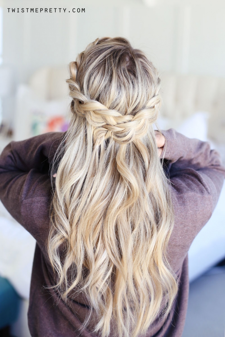 How to do a Crown Braid (2 ways) - Twist Me Pretty