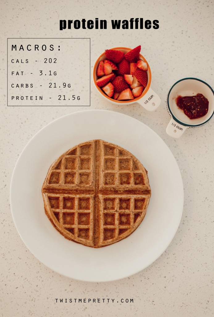 How to Make Protein Waffles - Twist Me Pretty