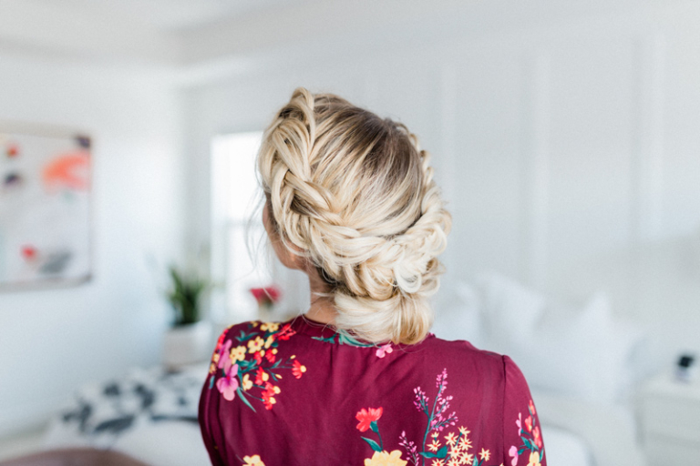 Beautiful Fishtail Braided Updo Tutorial - Twist Me Pretty