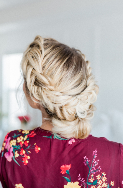 Beautiful Fishtail Braided Updo Tutorial - Twist Me Pretty