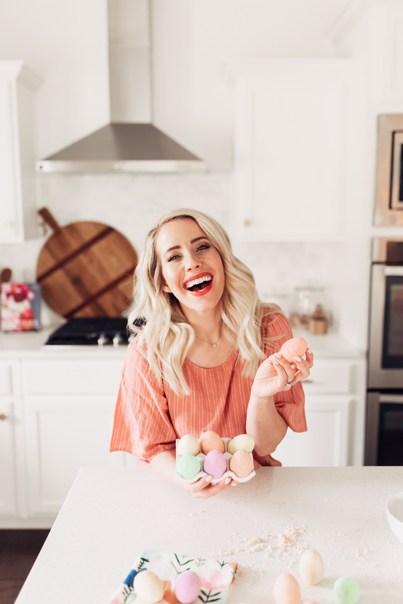 DIY Egg Bath Bomb - Twist Me Pretty