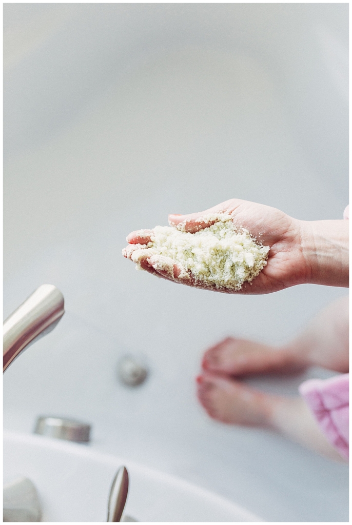 DIY Lemon and Mint Foot scrub - Twist Me Pretty