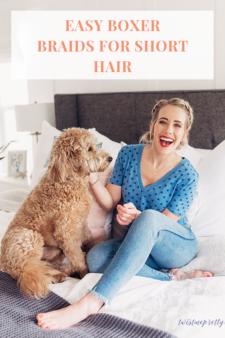 How To Do Boxer Braids with Short Hair - Twist Me Pretty