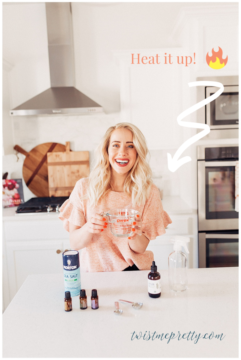 DIY Sea Salt Texturizing Hair Spray - Twist Me Pretty