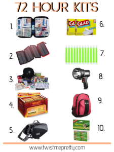 72 Hour Kits for Adults- Everything You Need to Build Your Own