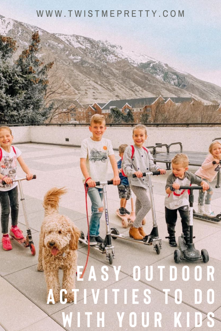10 Outside Activities To Do With Your Kids - Twist Me Pretty