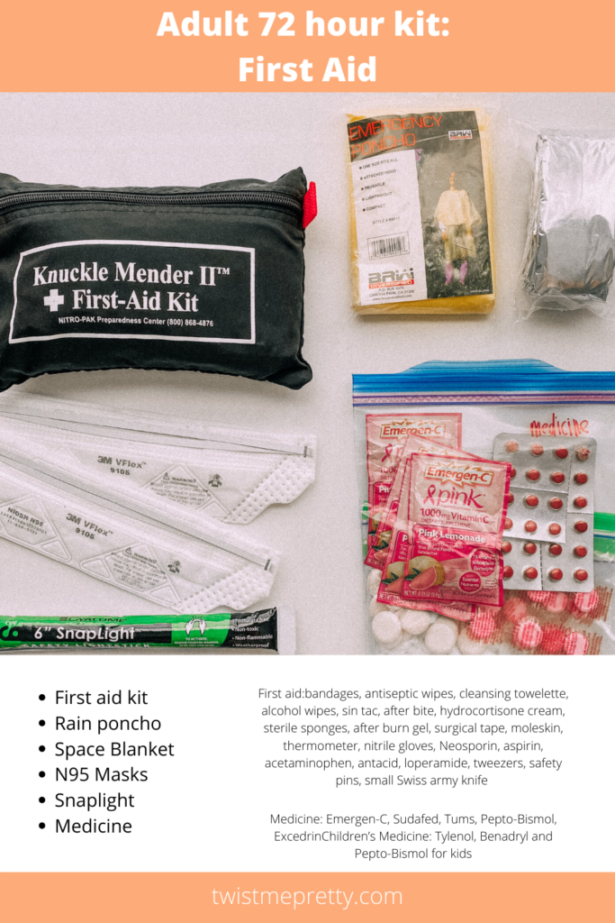 72 Hour Kits for Adults- Everything You Need to Build Your Own