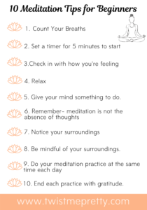 Level Up Your Mindfulness with Meditation - Twist Me Pretty