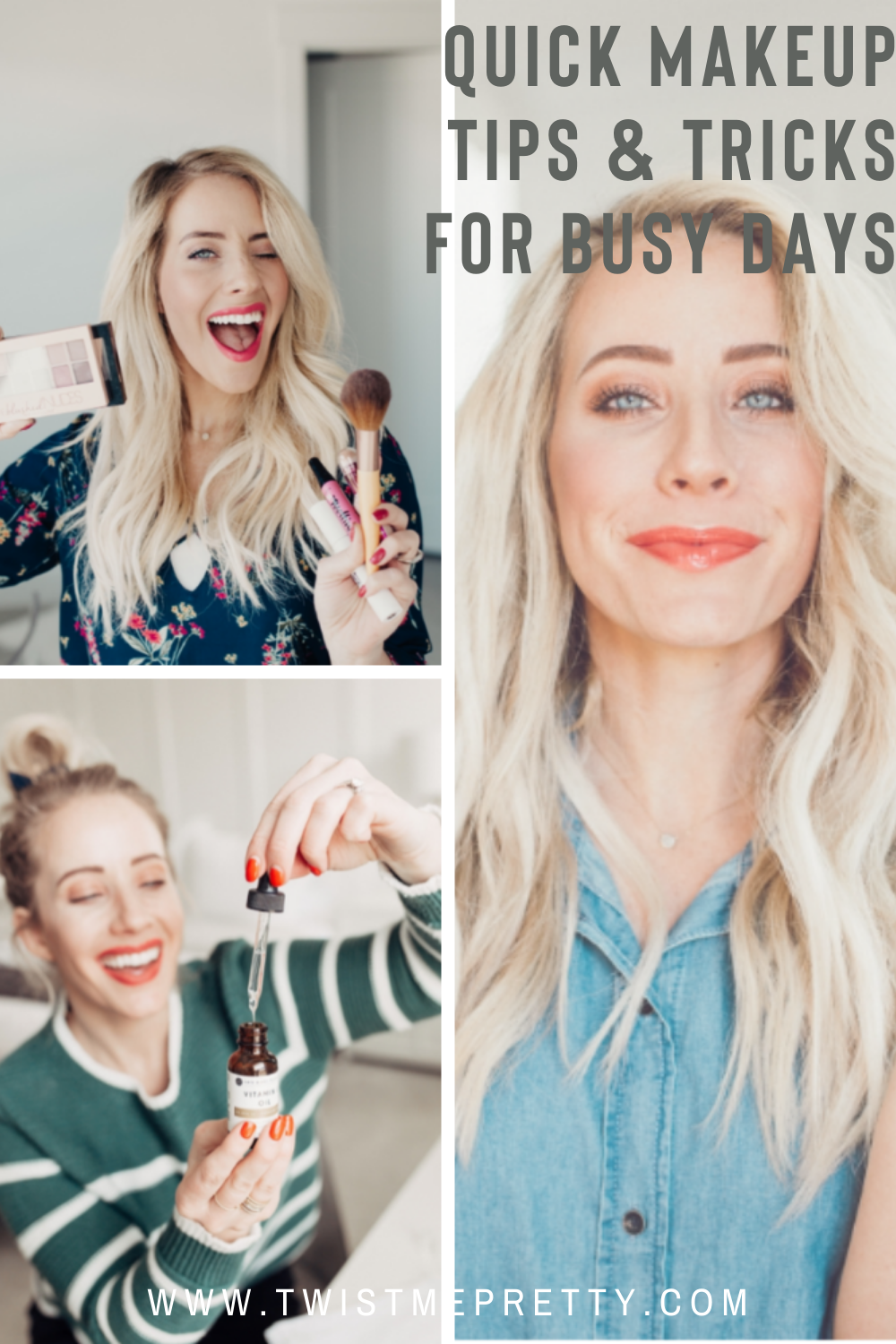 Quick Makeup Tips and Tricks for Busy Days - Twist Me Pretty