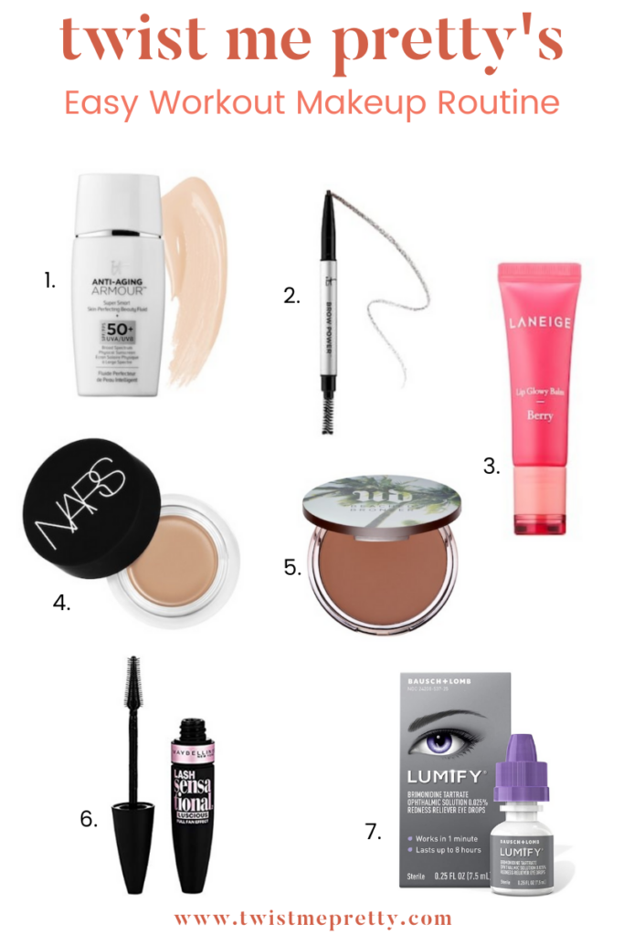 My Easy Workout Makeup Routine - Twist Me Pretty