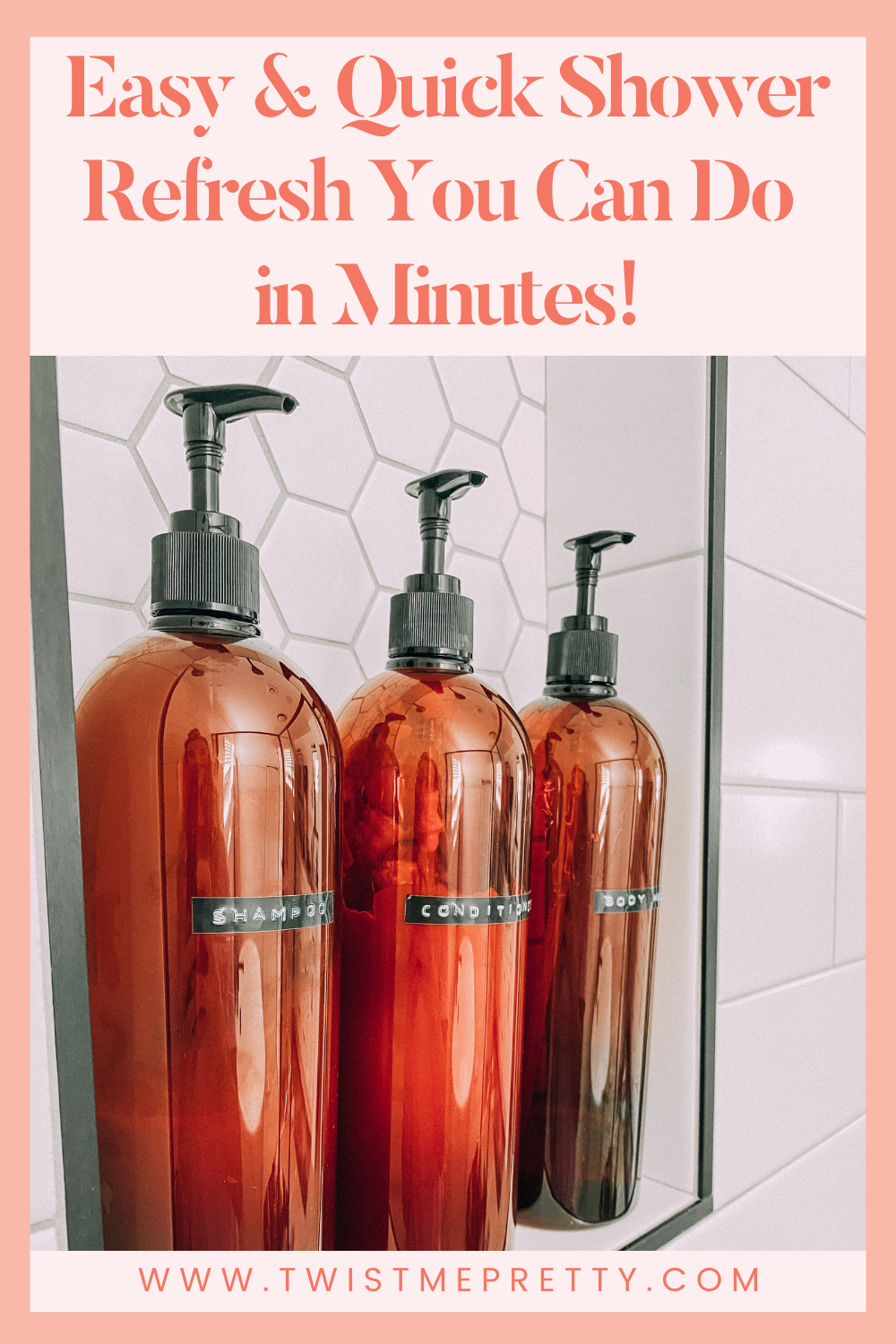 Quick Shower Refresh For The Master Bath - Twist Me Pretty