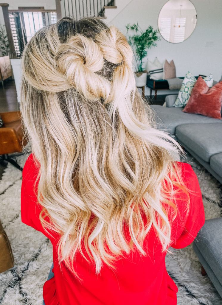 Easy Heart Hairstyle for Valentine's Day - Twist Me Pretty