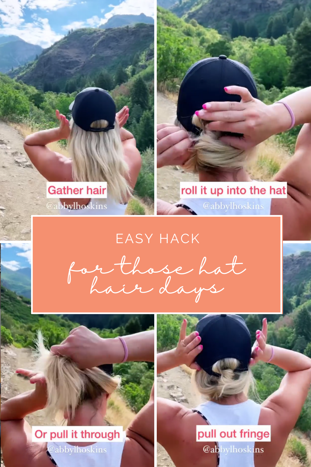 Simple Hat Hack for Your Hair - Twist Me Pretty